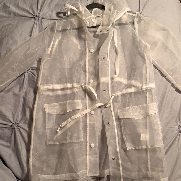 iris | Jackets & Coats | Iris Transparent Coat | Poshmark